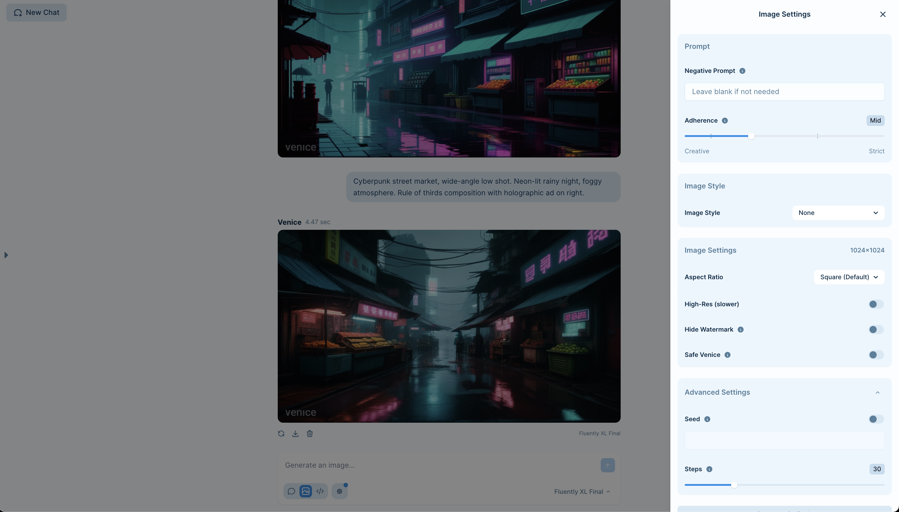 How to generate captivating images with Venice – Venice Help Centre